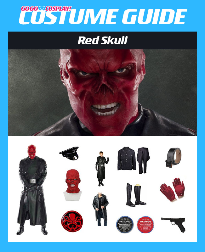 Red Skull Costume w/ Jacket - DIY Guide for Cosplay & Halloween