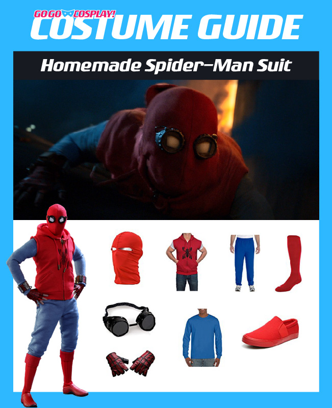 Homemade Spider Man Suit From Homecoming DIY Costume Guide